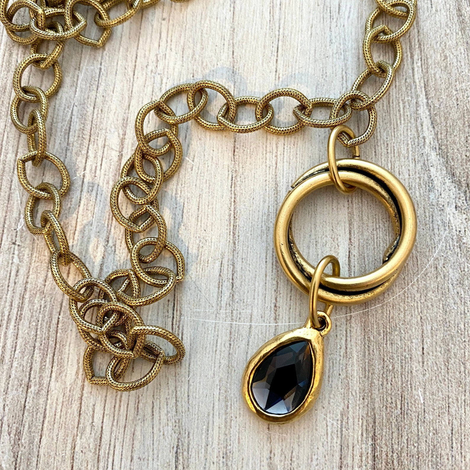 Double Ring Connector Link Eternity Hoop Charm Holder - Etsy