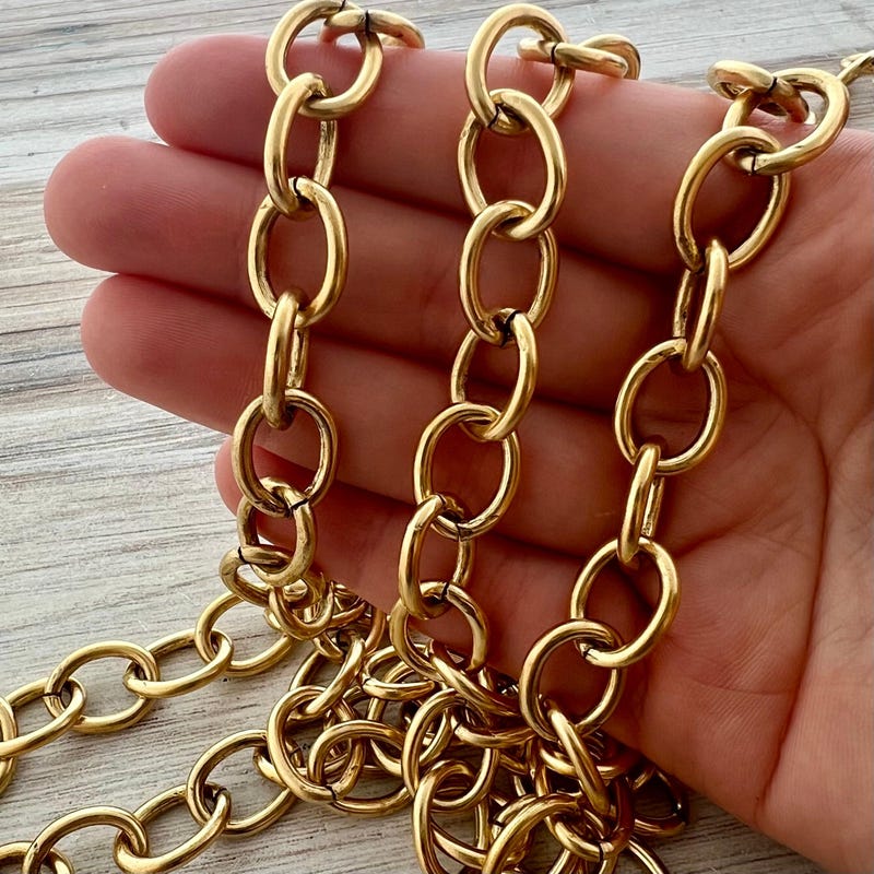 Oval Link Chain - Etsy