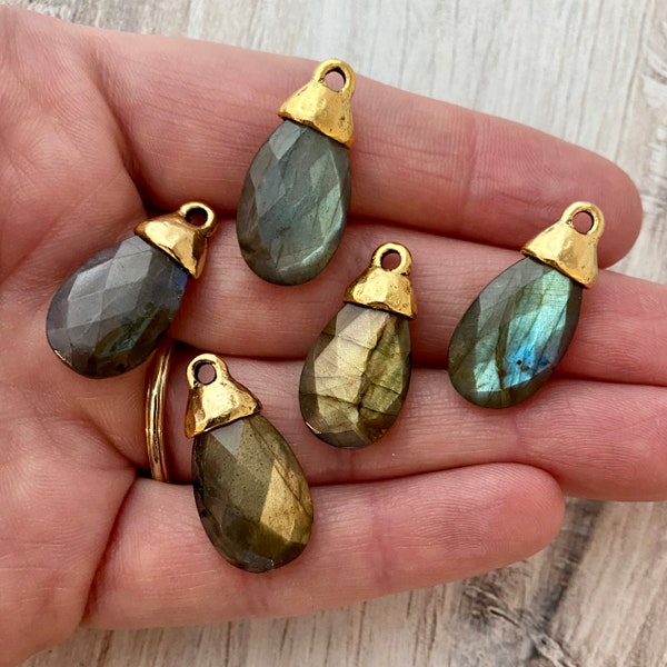 Labradorite Pendant - Etsy
