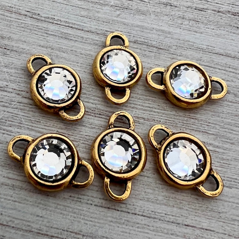 Rhinestone Connector - Etsy
