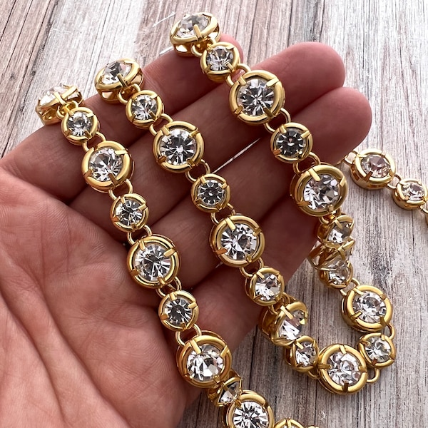 Swarovski Rhinestone Chain - Etsy