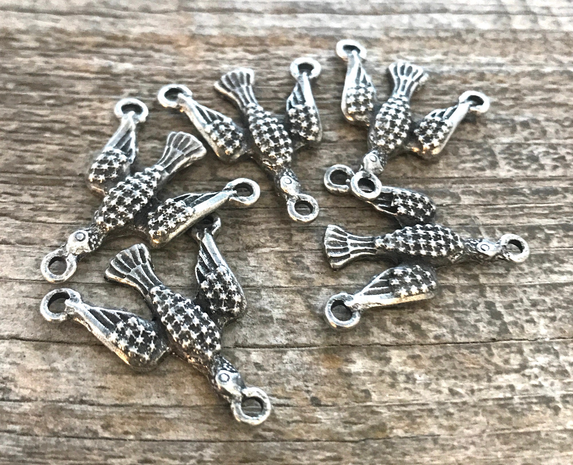 Rosary Centerpiece Connector Silver Dove Holy Spirit Saint | Etsy