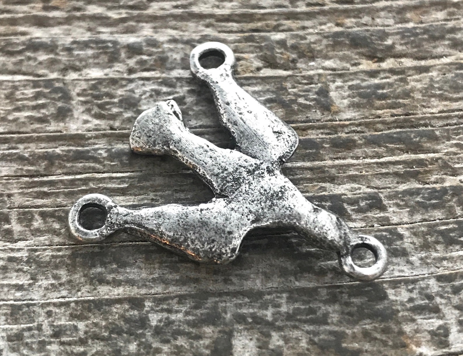 Rosary Centerpiece Connector Silver Dove Holy Spirit Saint | Etsy