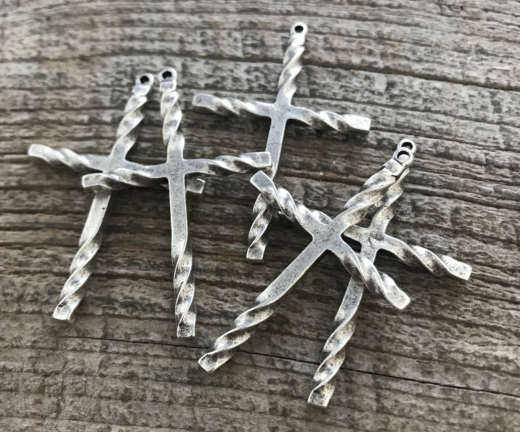 Cross Pendant Rosary Stick Cross Silver Cross Crucifix - Etsy