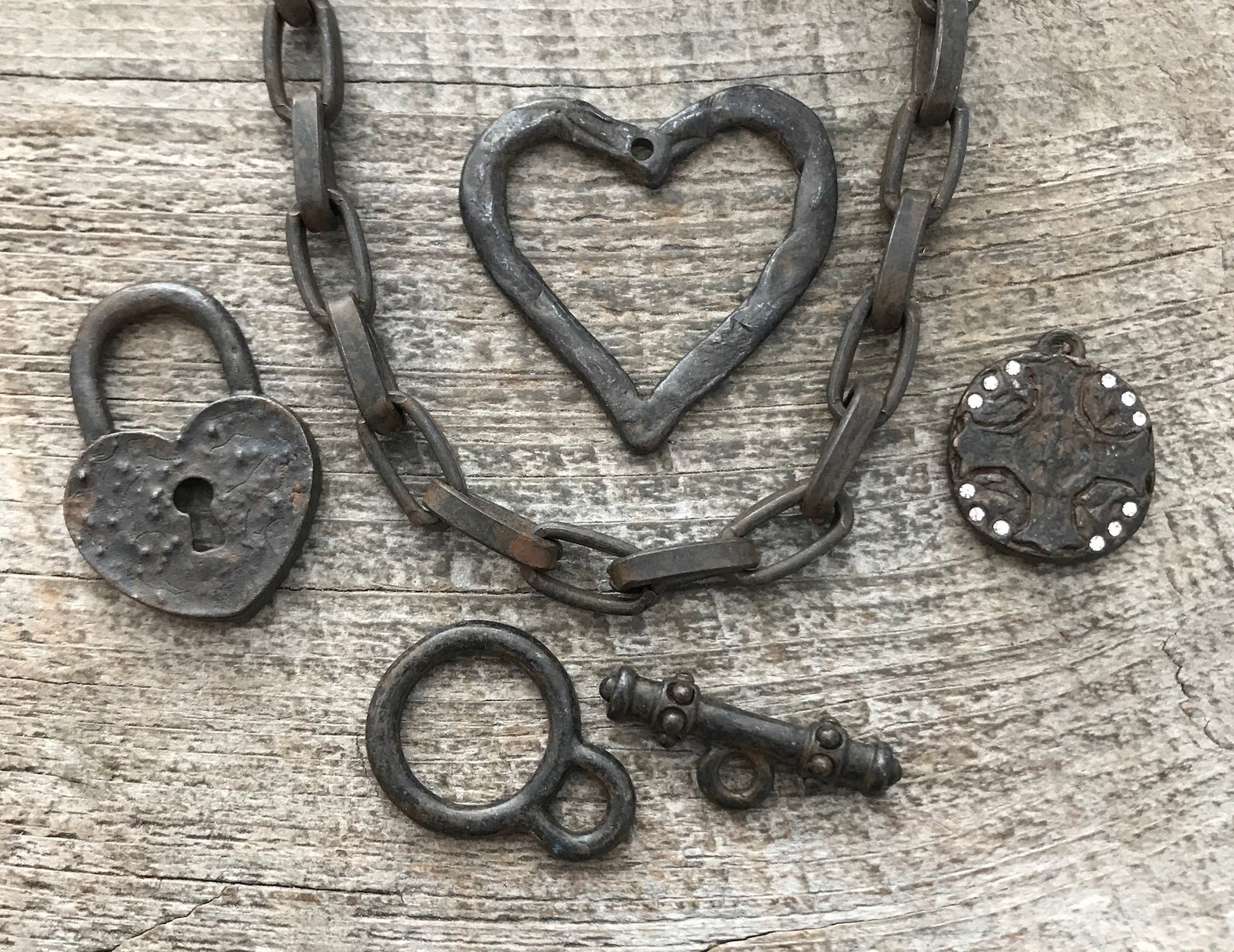 Large Rustic Brown Chain Thick Antiqued Chain Chain by the - Etsy