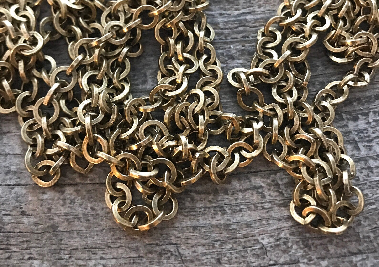 Gold Chain, Thick Gold Chain, Chain by the Foot, Jewelry Supplies, GL ...