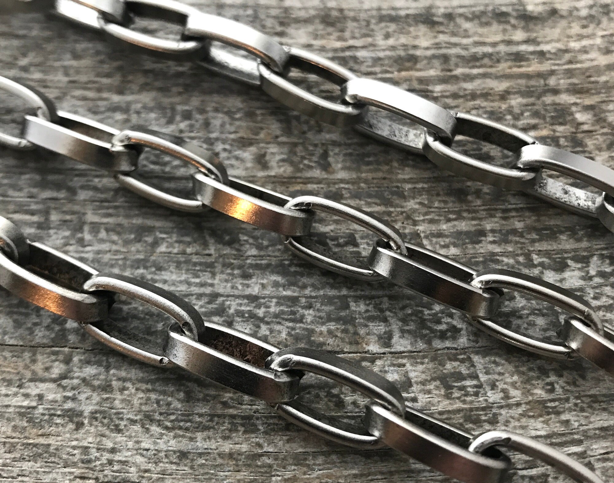 Large Thick Silver Chain by the Foot Jewelry Supplies | Etsy