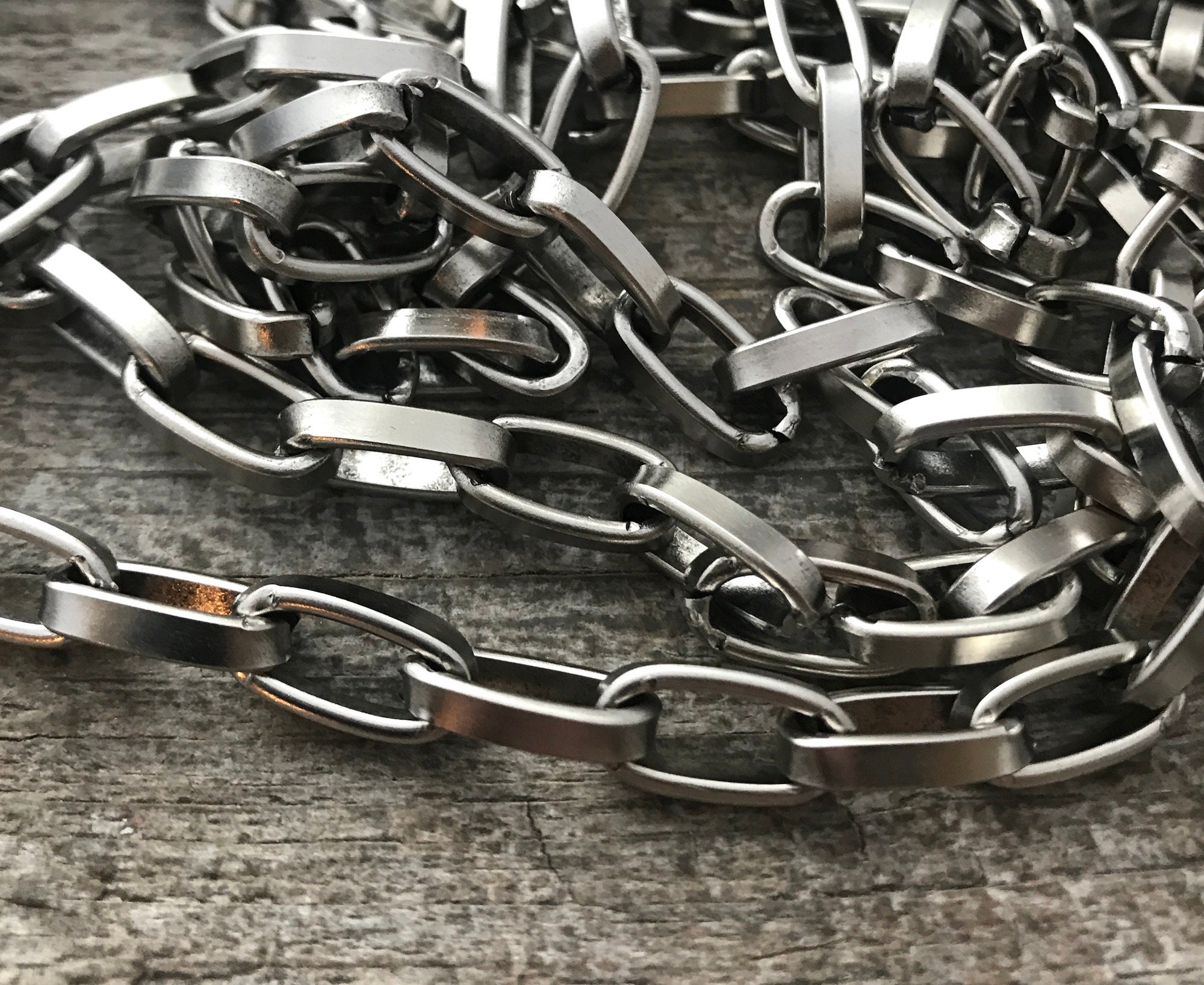 Large Thick Silver Chain by the Foot Jewelry Supplies | Etsy