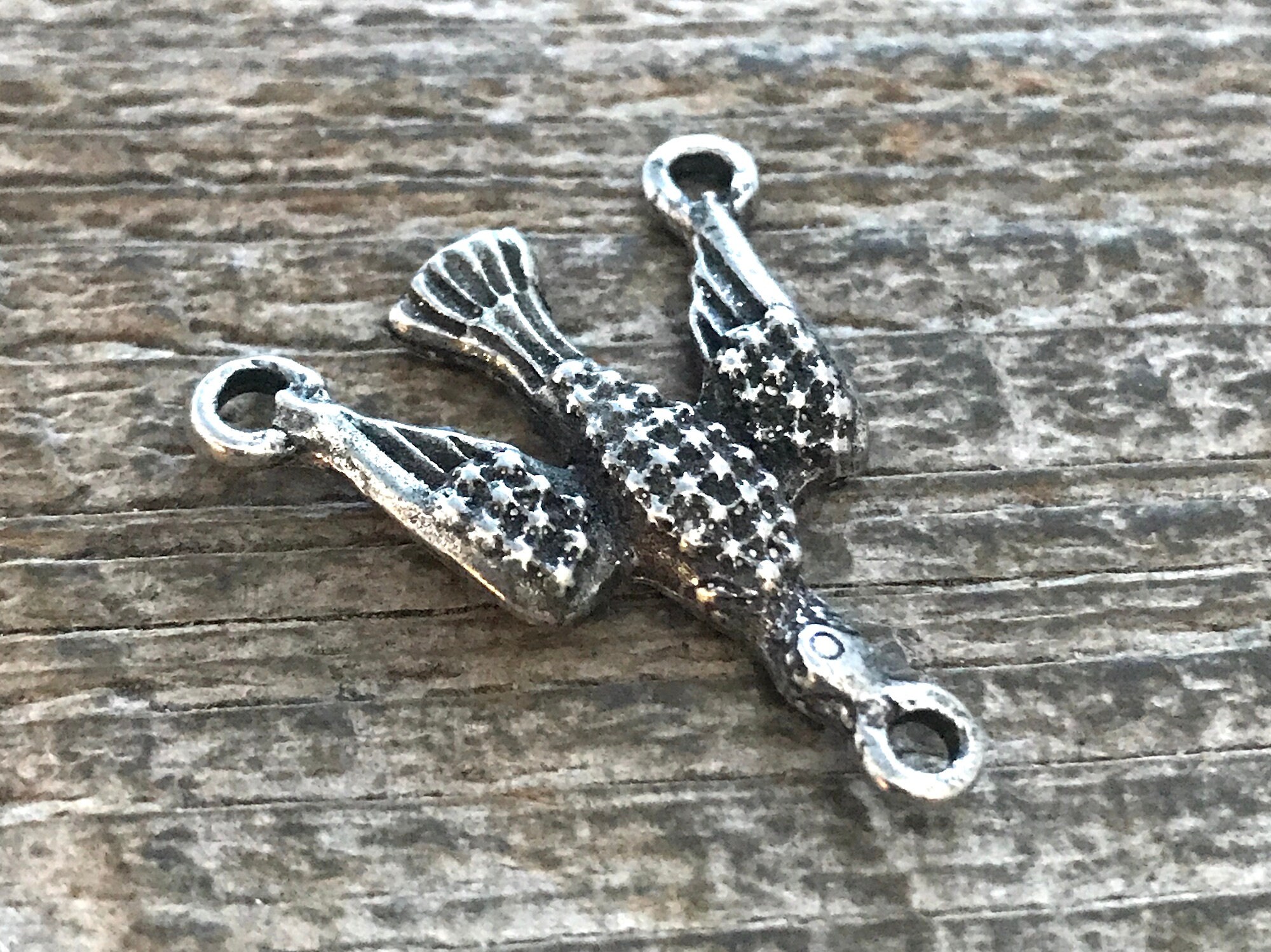 Rosary Centerpiece Connector Silver Dove Holy Spirit Saint | Etsy