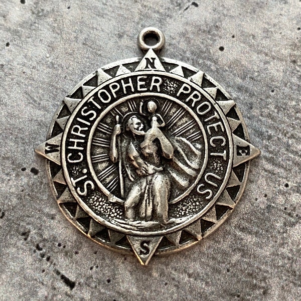 Compass Pendant - Etsy