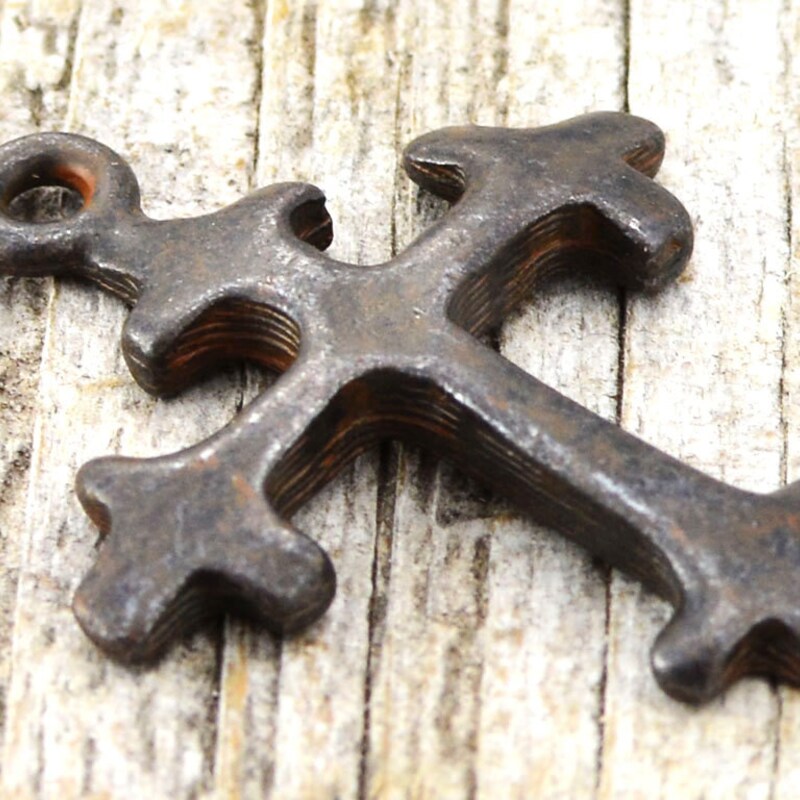 Rustic Cross Pendant - Etsy