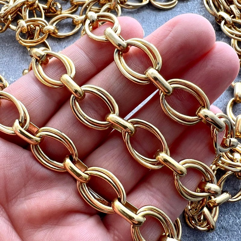Double Link Chain - Etsy
