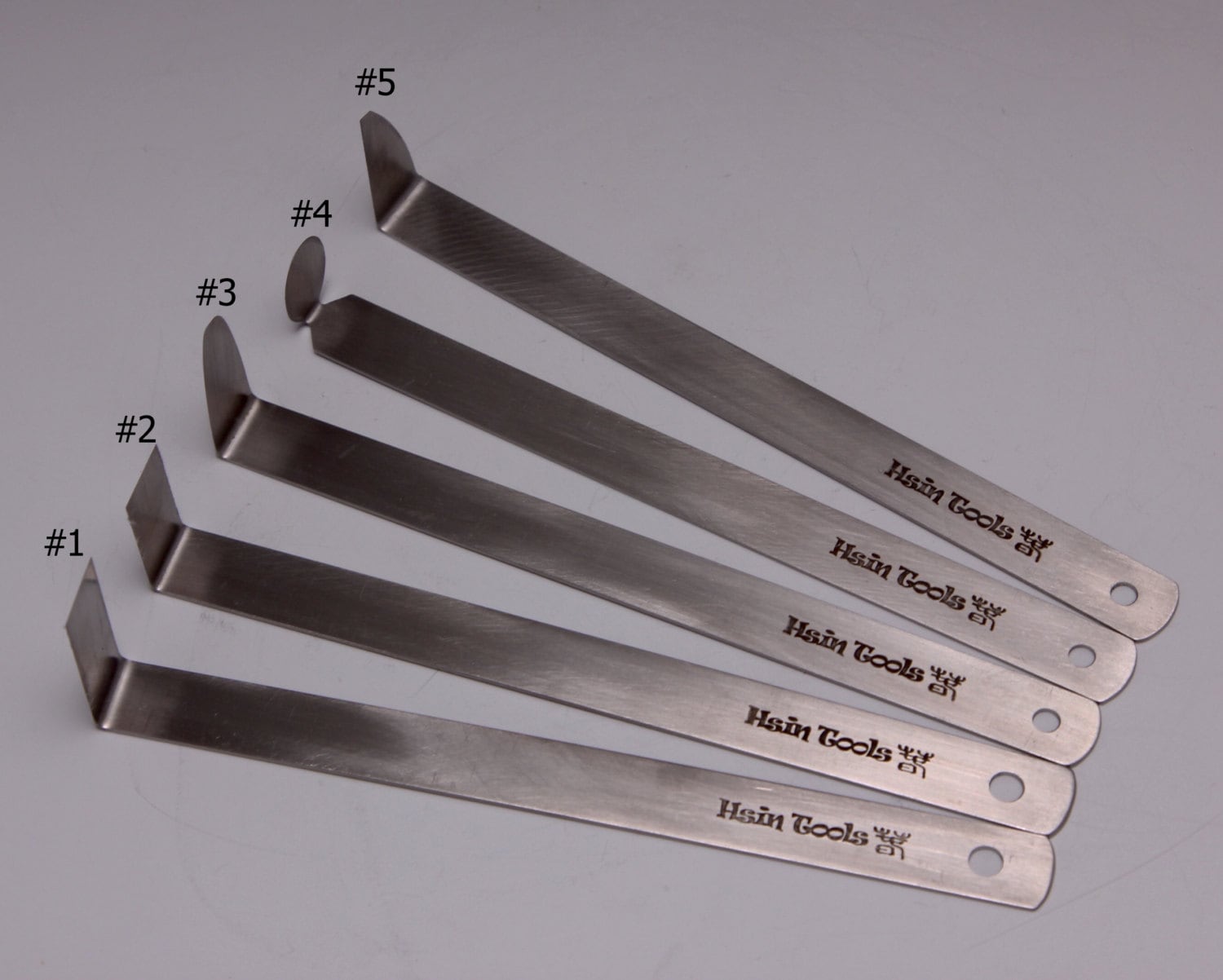 A Set of 5 Stainless Steel Pottery Trimming/chattering Tools - Etsy
