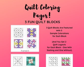 quilt coloring pages preschool