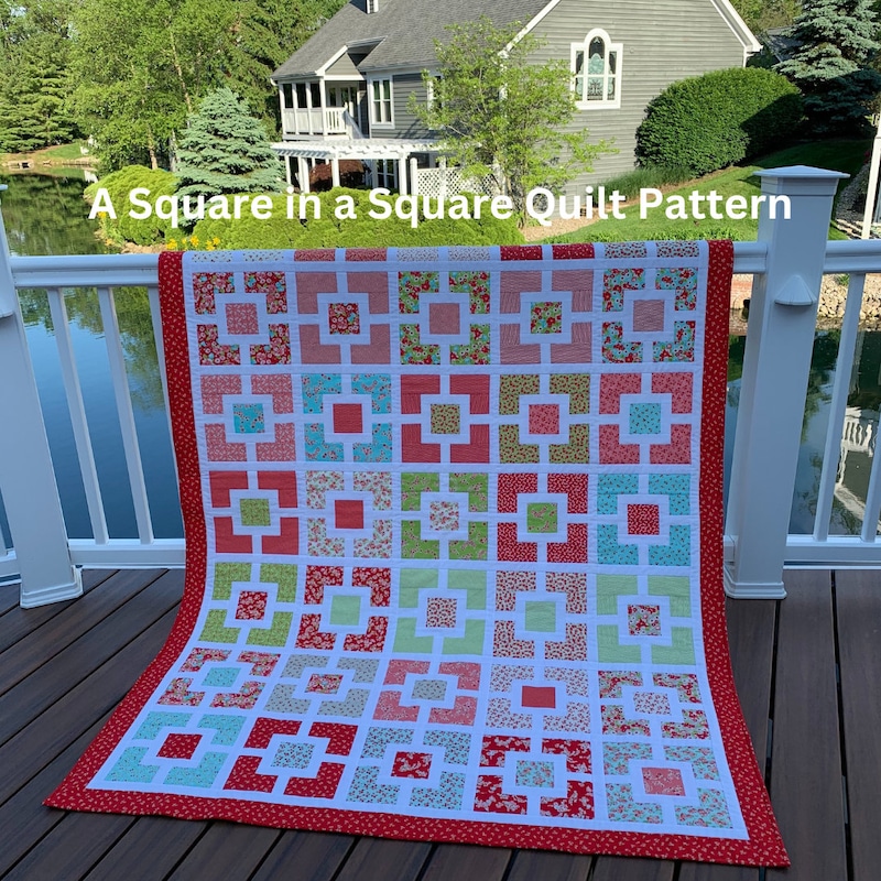 Square Quilt Pattern - Etsy