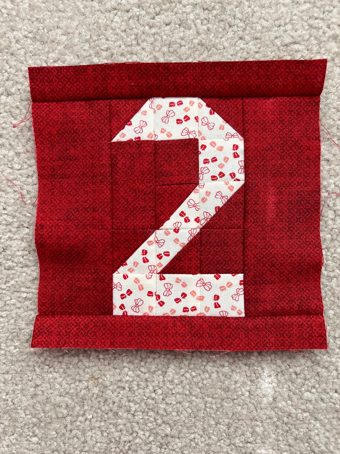 Quilt Pattern for Numbers, Instant Download, PDF, Pieced Quilt, Numeral ...