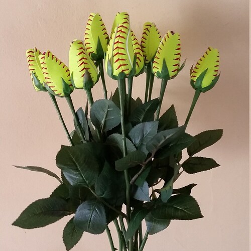 Softball rose sweetheart Full Boom - Etsy