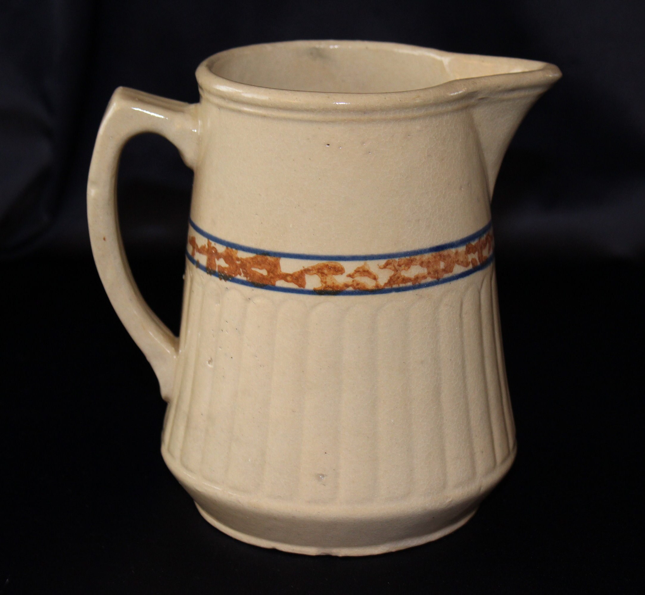 1920's Red Wing Pair 2 of Milk Pitchers With Sponge Bands - Etsy