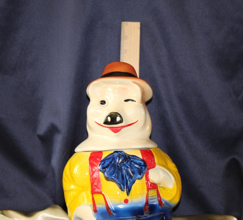 Vintage 1972 Mccoy Winking Pig Cookie Jar - Etsy