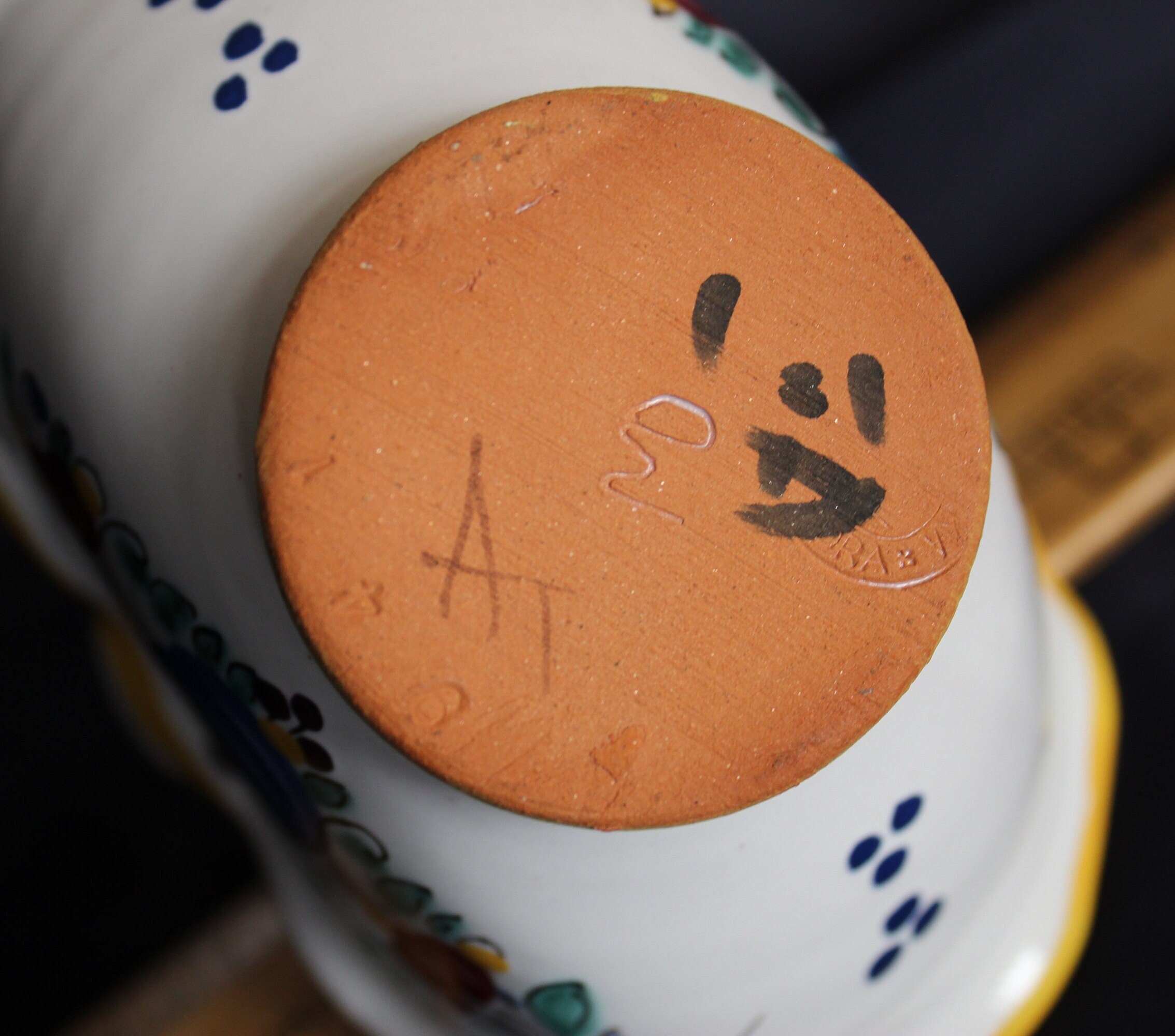 Vintage Ceramic Mini Delft Style Polychrome Marked Basket - Etsy