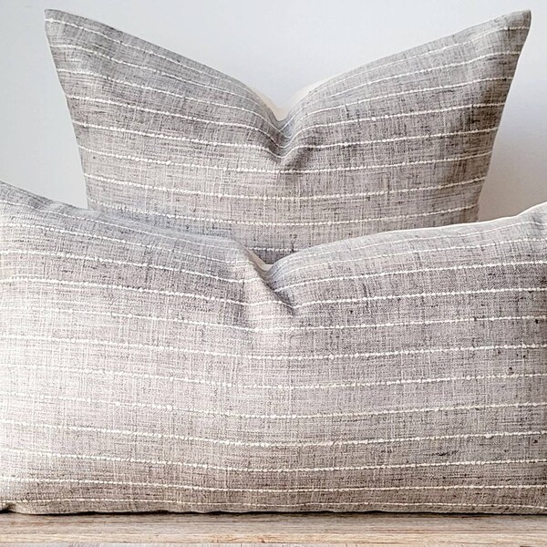 Gray Pillow - Etsy