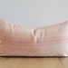 Blush Pink Pillow Cover, Soft Pink and White Textured Pillow, Boho ...