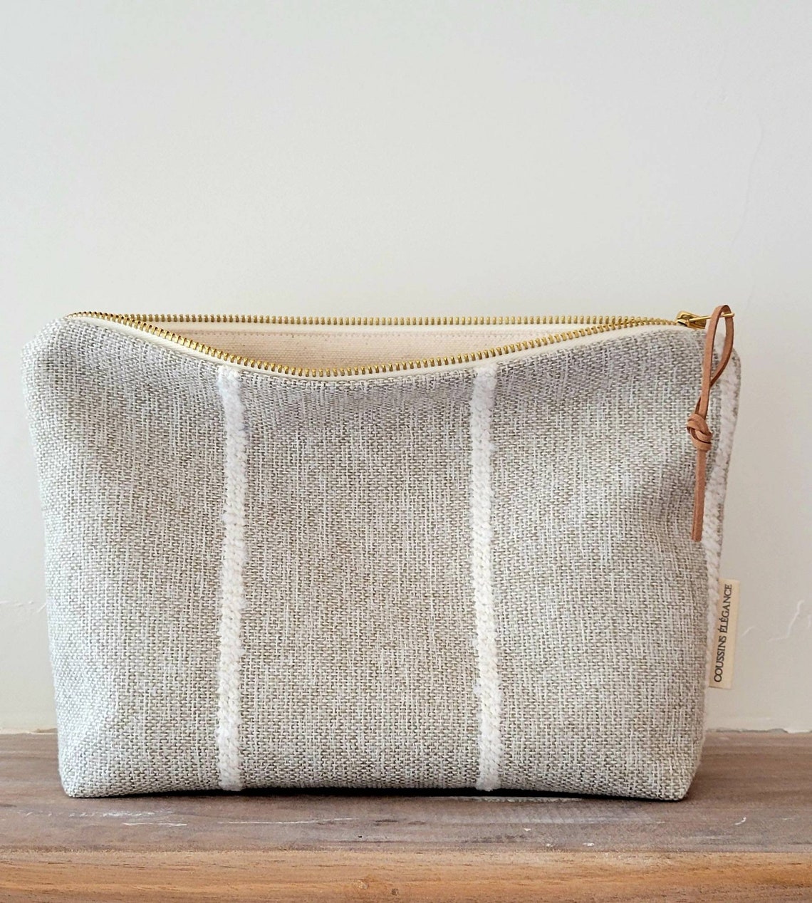 Unique Makeup Bag Neutral Cosmetic Bag Country Rustic Makeup - Etsy