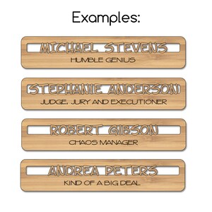 Personalized Funny Name Plate for Desk or Wall - Etsy