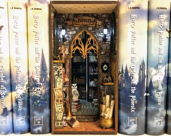 Library Book Nook | Etsy