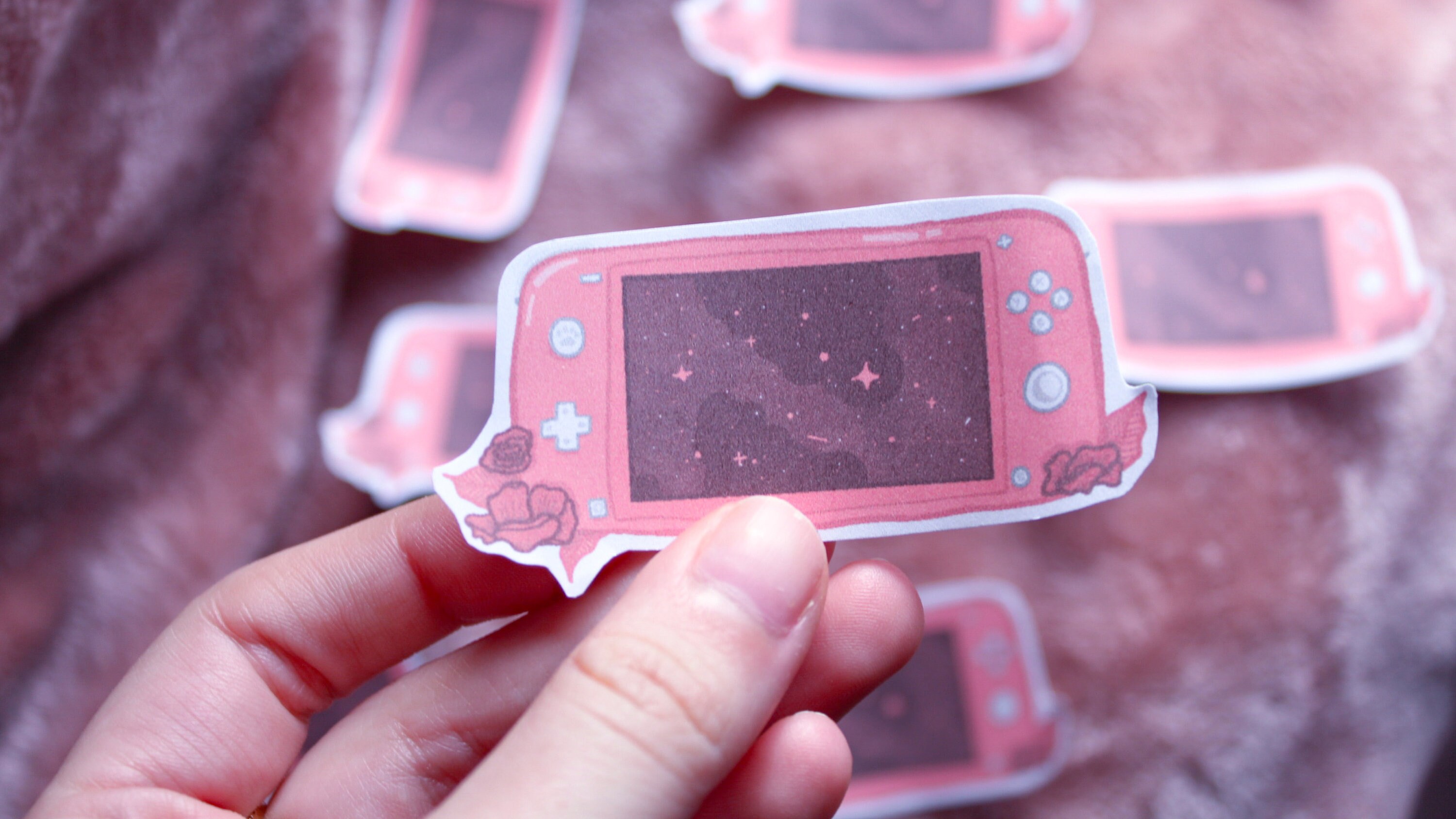 NINTENDO SWITCH sticker pink switch sticker perfect for gamers | Etsy