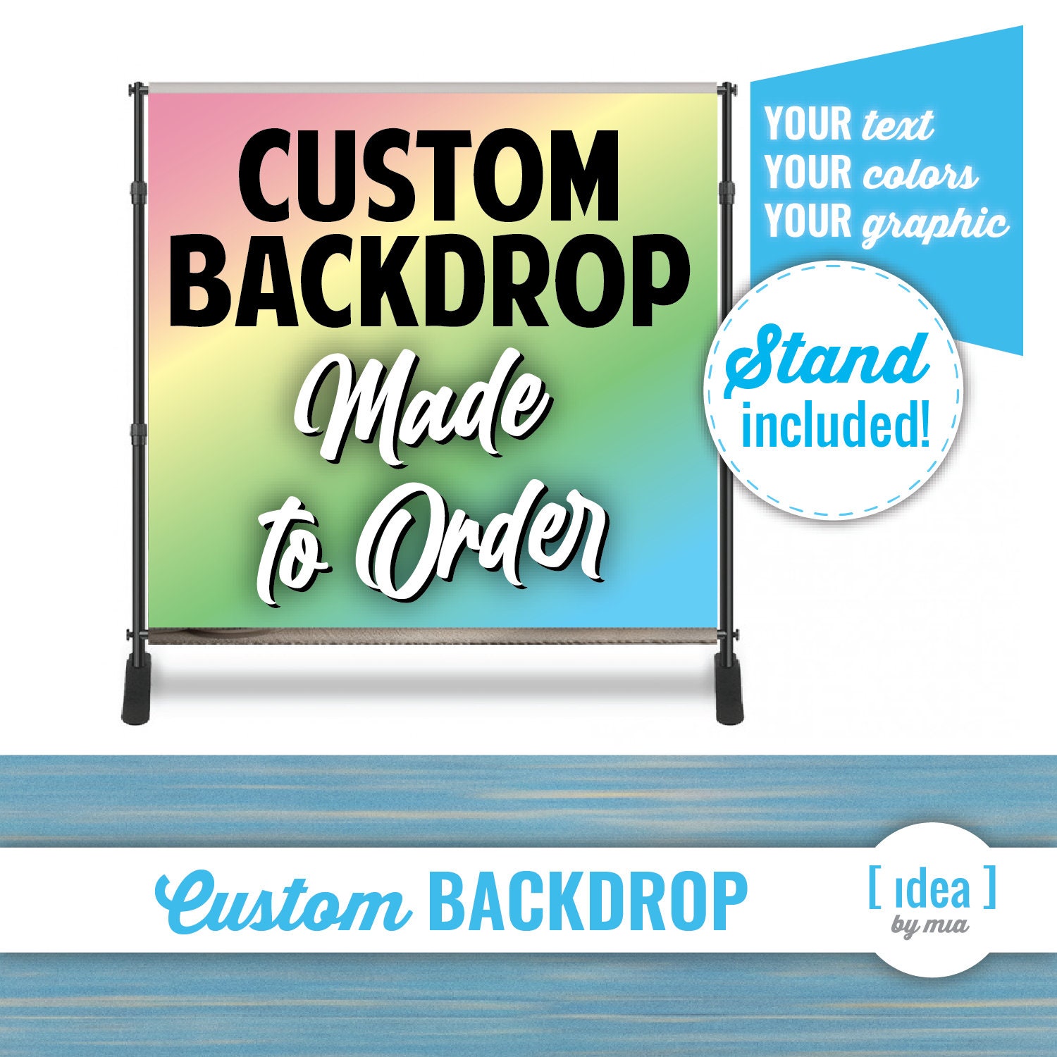 Custom Personalized Backdrop, Step & Repeat, Made to Order Backdrop ...