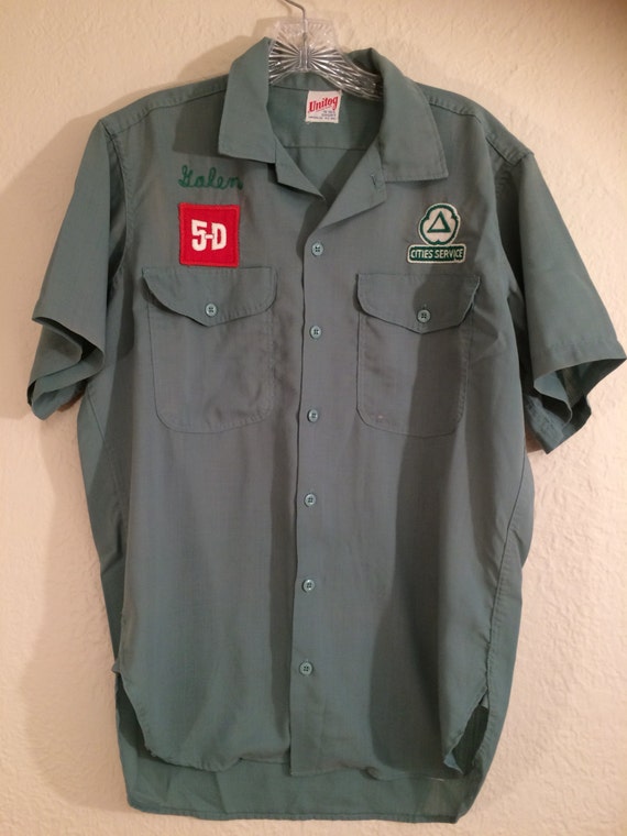 Cities Services Gas Station Shirt and Pants Uniform V… - Gem
