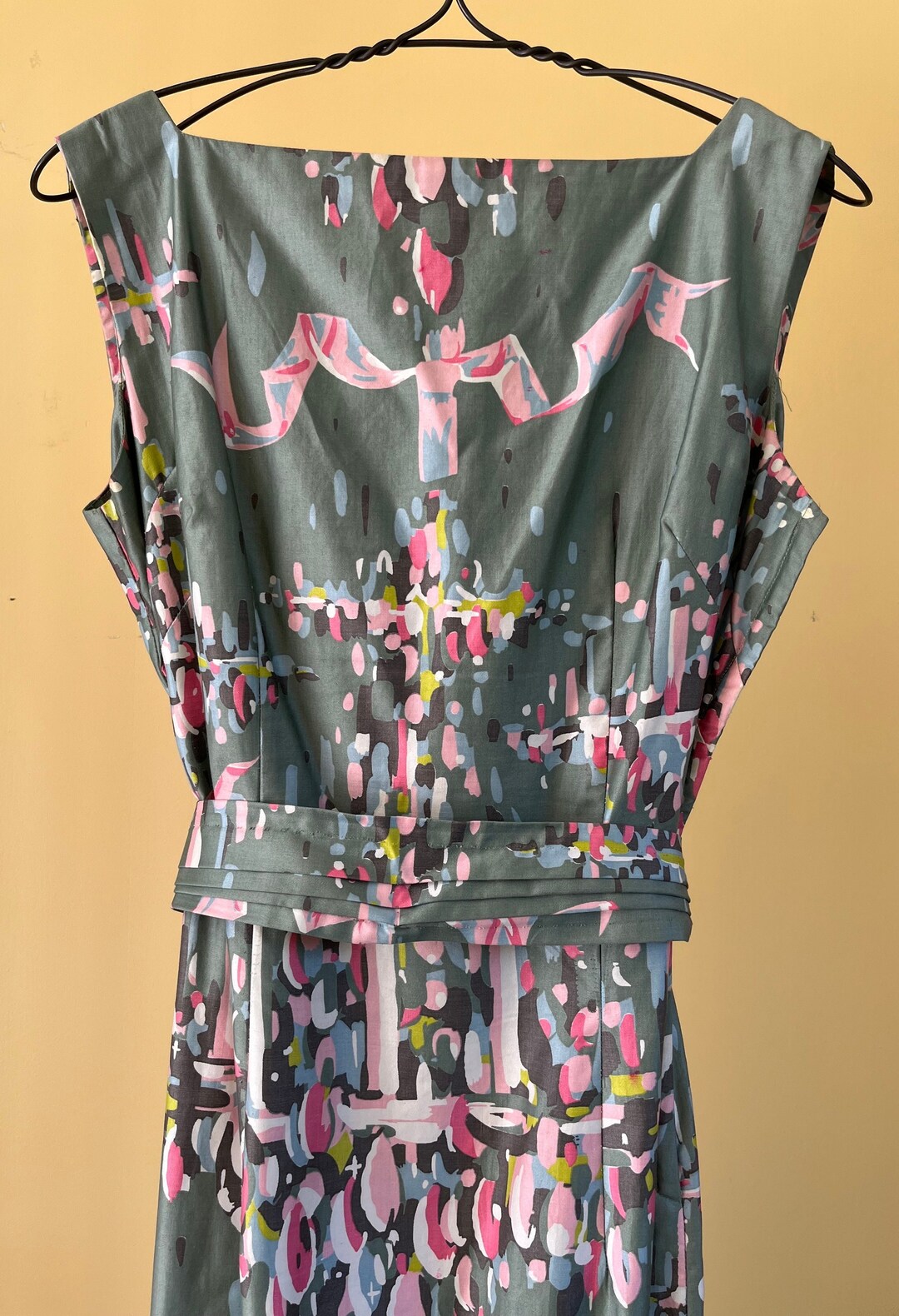 60's Serbine of Florida Mod Patterned Vintage Summer Dress - Etsy