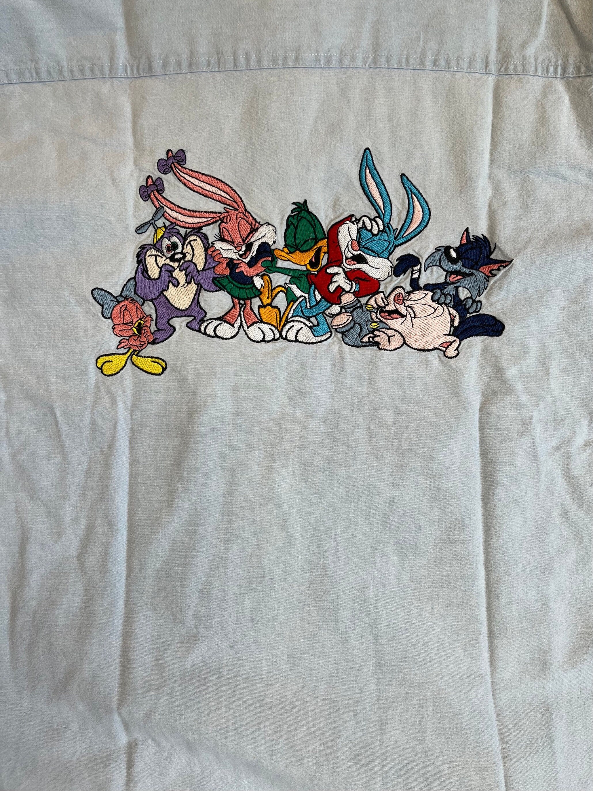 Tinytoon Adventures Characters Denim Shirt 1990's WB Swag - Etsy