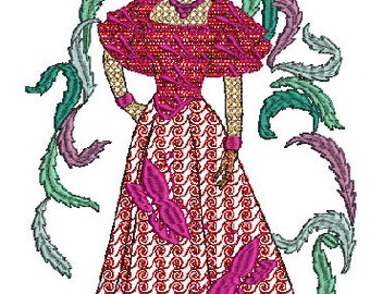 1 oriental Design colorwork machine embroidery 3 designs8 | Etsy