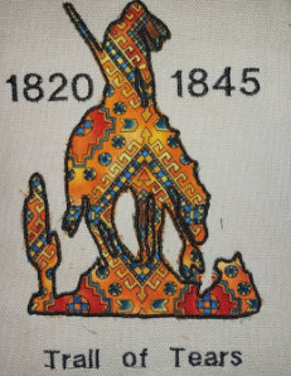 Trail of Tears Applique Machine Embroidery 1 Design 4 - Etsy