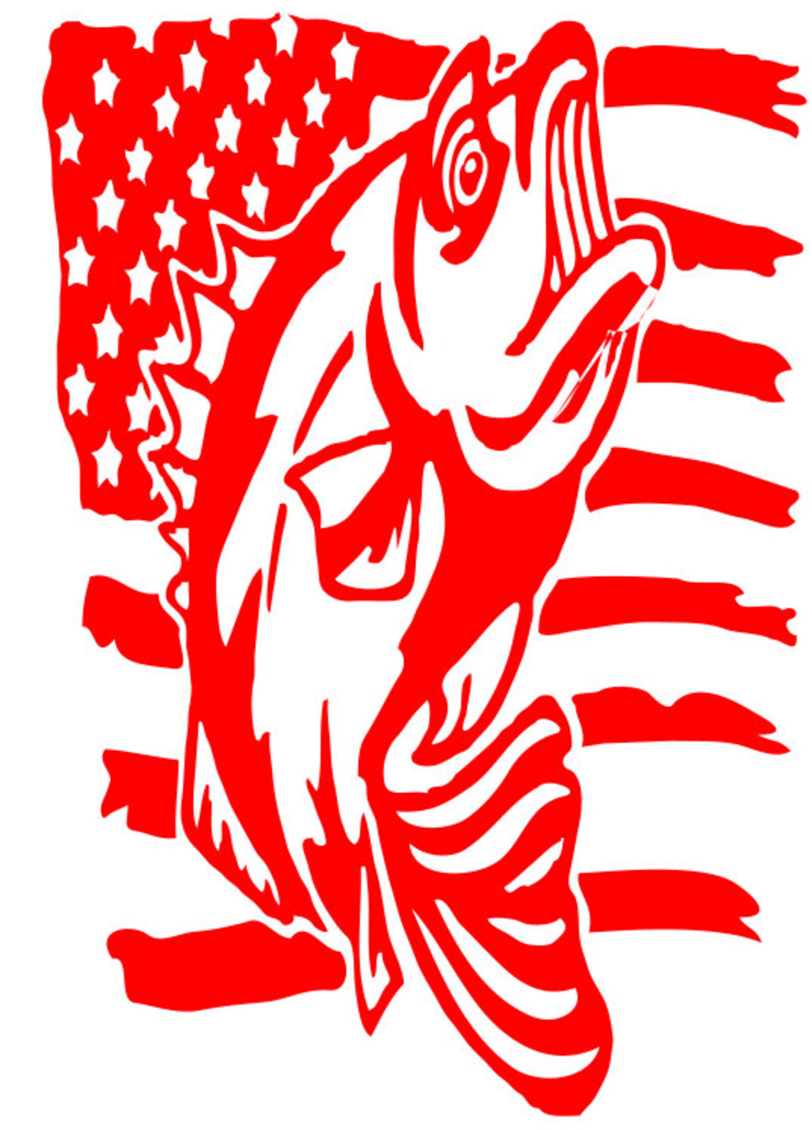 Fishing Flag Machine Embroidery Design, 4 Sizes, 8 Formats(dst,exp,jef ...