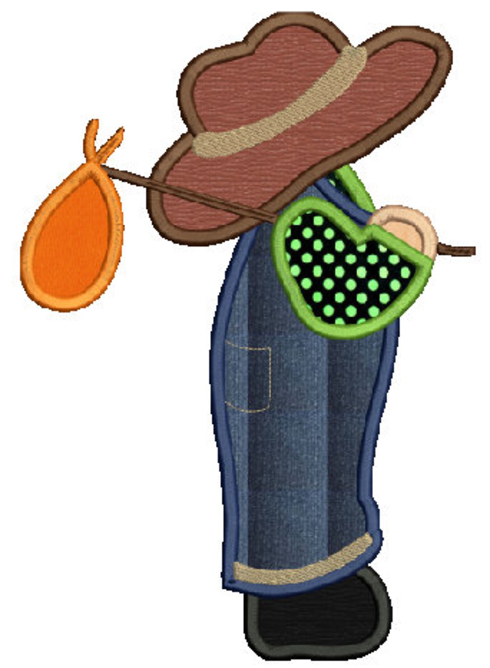 REVISED Hobo Sam Overall Bill Embroidery Applique Design44 | Etsy