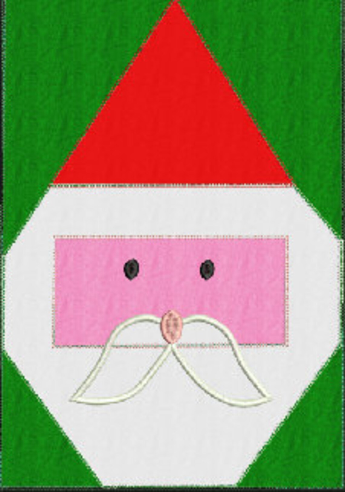 Christmas Santa Quilt Block Embroidery Applique 4 Sizes 8 | Etsy