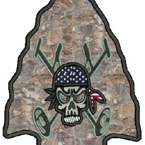 REVISED Arrowhead Metal Detecting Applique, 4 Sizes, 8 Formats(dst,exp ...