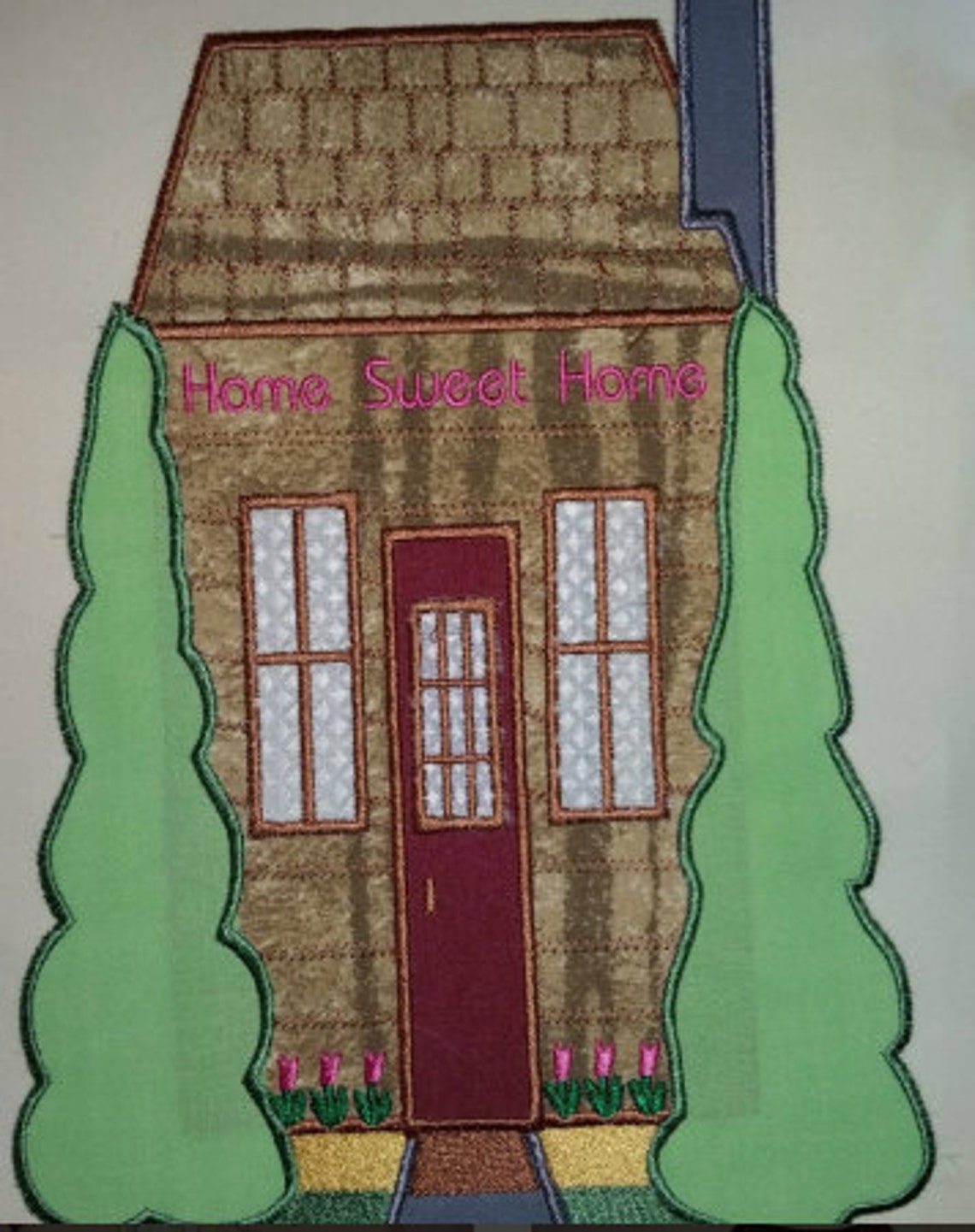 Log Cabin 1 Machine Embroidery Applique Design,4 Sizes,8 Formats(dst ...