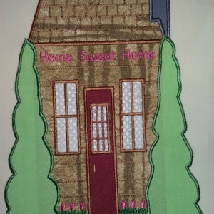 Log Cabin 1 Machine Embroidery Applique Design,4 Sizes,8 Formats(dst ...