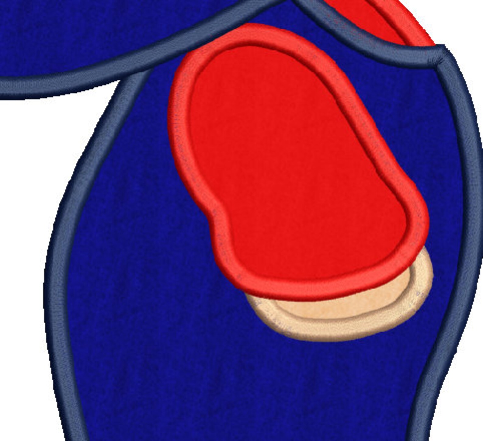 REVISED Overall Bill Embroidery Applique Design4 4 Sizes 8 - Etsy