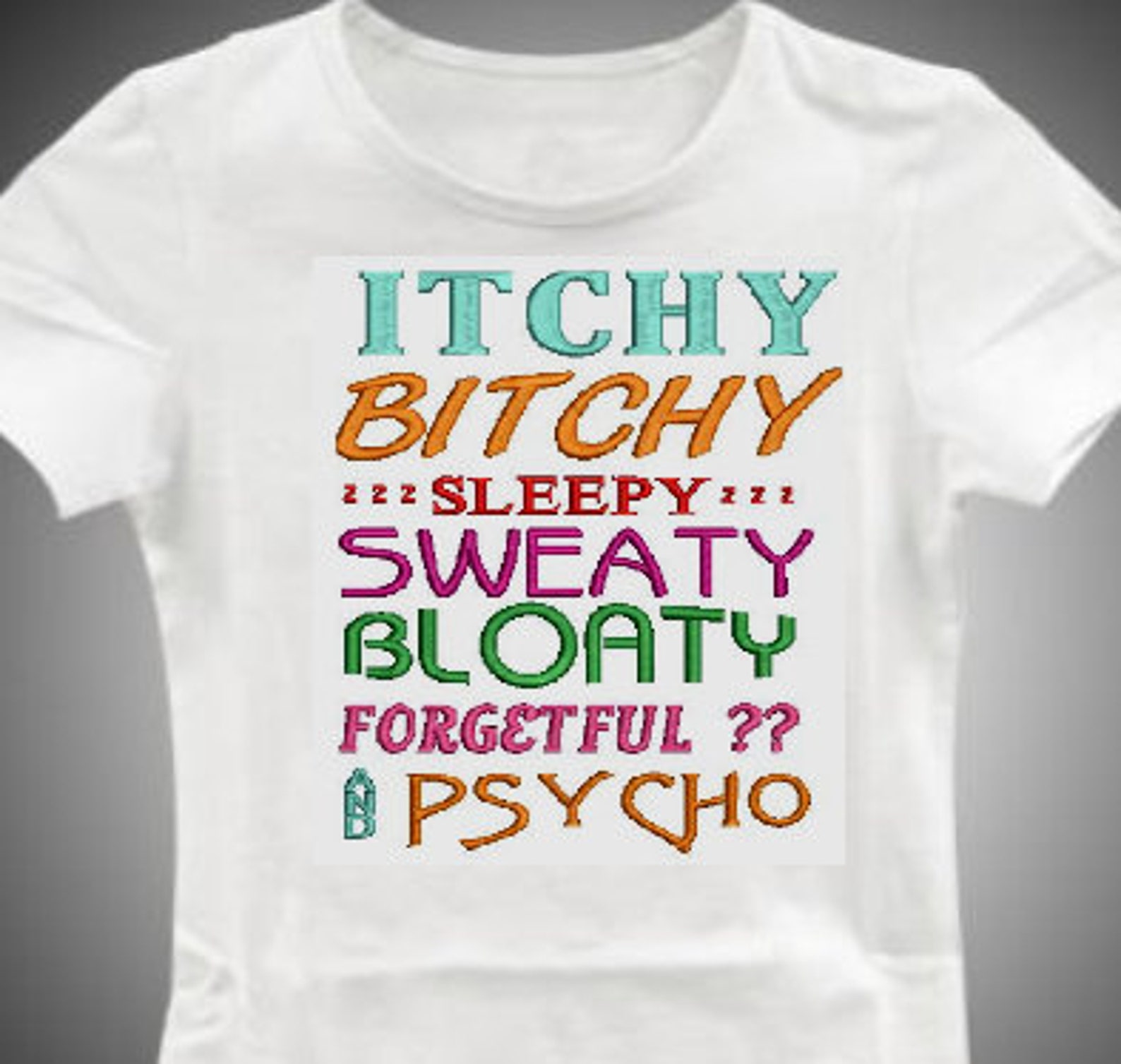 7 Dwarves of Menopause Wording Machine Embroidery 4 Sizes8 - Etsy