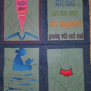 Reading BOOKS Design3 Colorwork Machine Embroidery,8 Formats(dst,exp ...