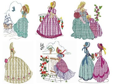 2 Designs Colorwork Machine Embroidery Set B3 Designs8 - Etsy