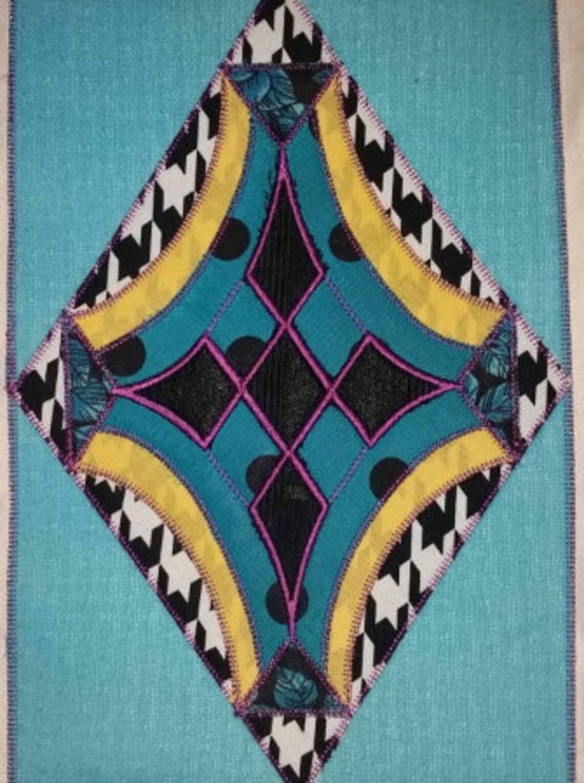 Design9 Quilt Block Embroidery Applique Design,4 Sizes,8 Formats(dst ...