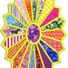 Custom Quilt Block Embroidery Applique Design,4 Sizes,8 Formats(dst,exp ...