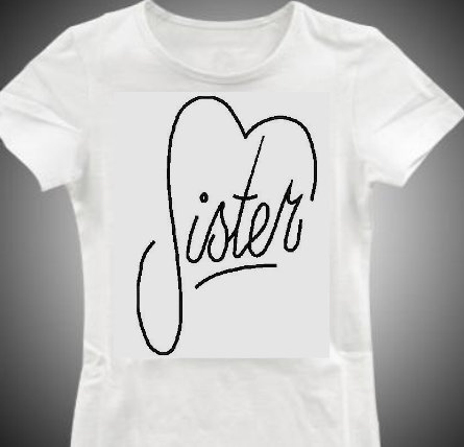Sisters Heart Design 4 Sizes8 | Etsy