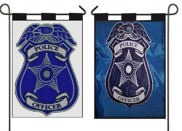 Police Officer Machine Embroidery Applique 4 Sizes 8 | Etsy